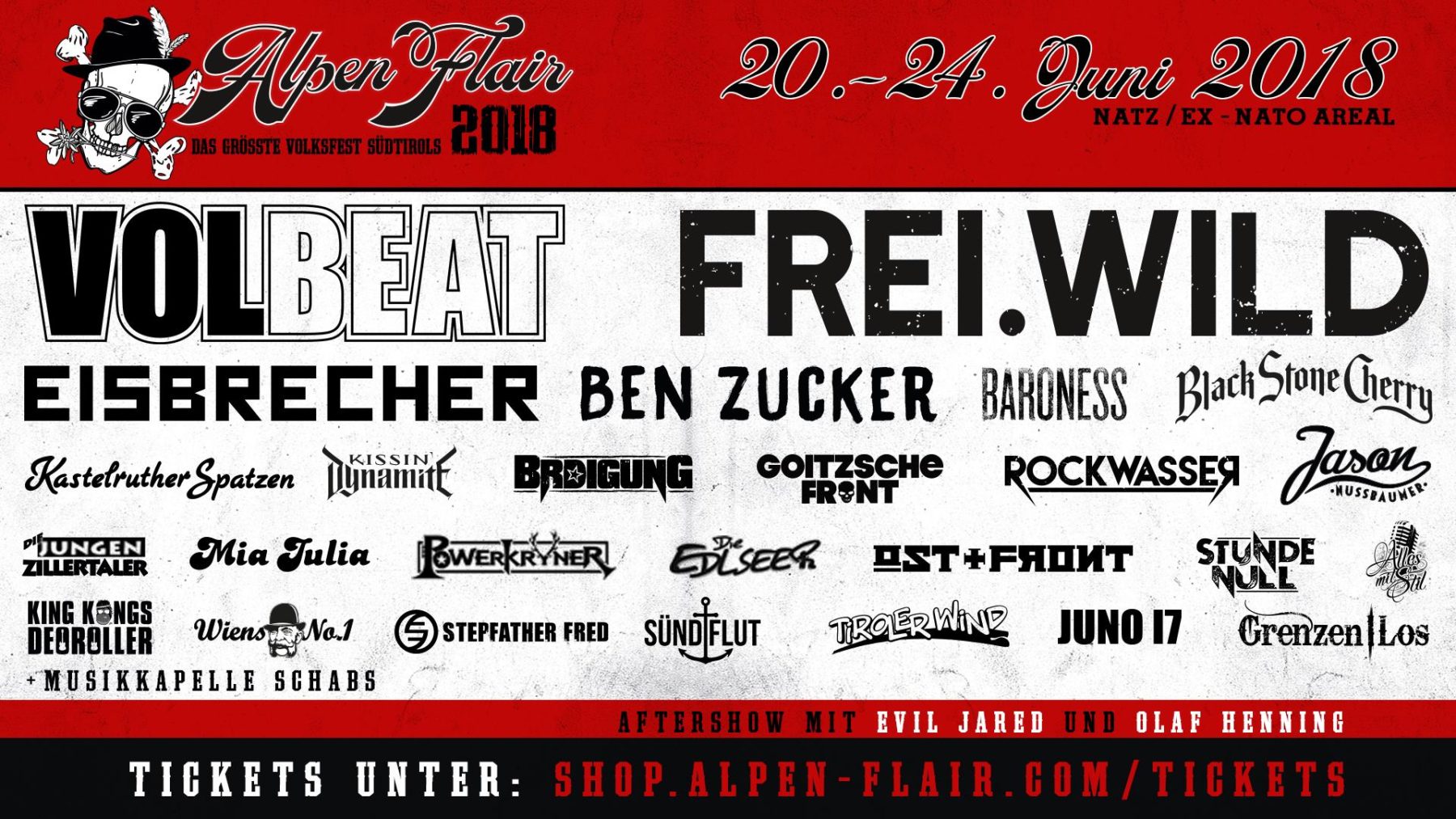 Das Alpen Flair 2018 - vom 20.06. bis 24.06.in Südtirol